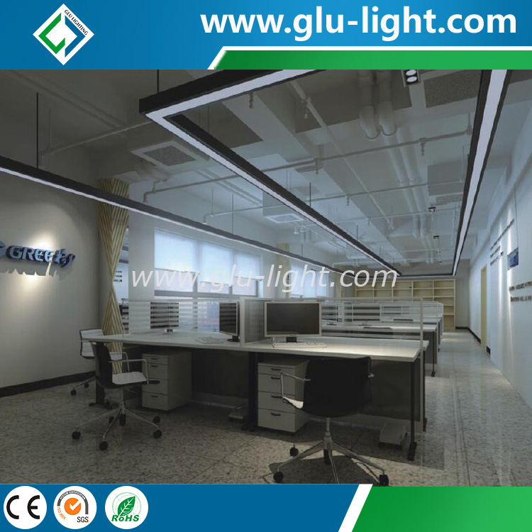 Extruded Linear LED Alumiunm Profile With Round PC Cover For Led Tape ...