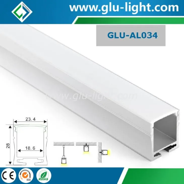 Led Aluminum Profile For Ceiling Light , Aluminum Led Bar Light ...